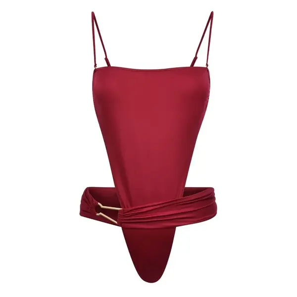 BIANCA RESORTWEAR Aria Swimsuit In Cherry - Red