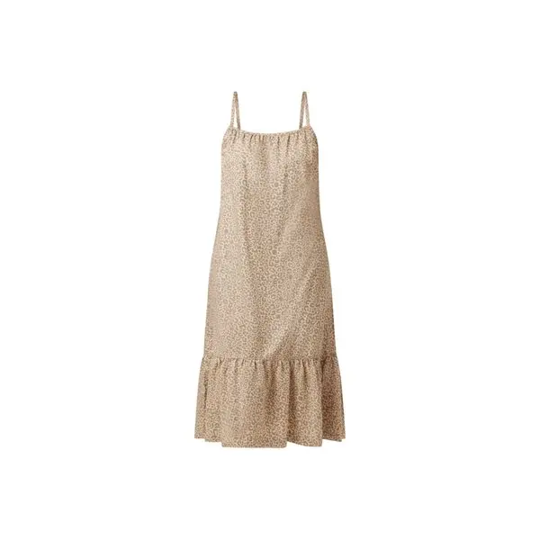 KNOWN SUPPLY Shift Tier Dress Jolee Tide Pool Spots - Blue