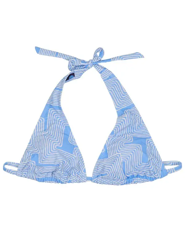 LORDS OF HARLECH Raquel Inter Twine Bikini Top - Blue
