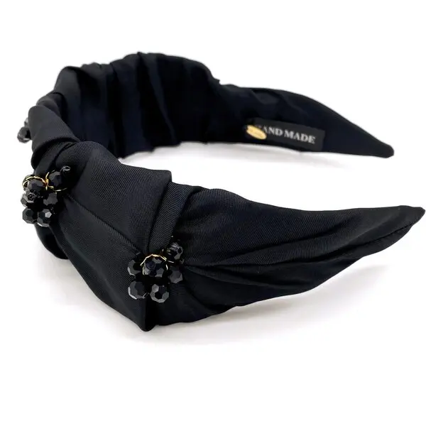 ADIBA Marigold Handmade Headband - Black