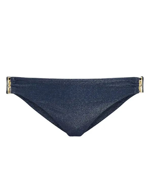 LEYLA MAYA Kate Bikini Bottoms Midnight Mist - Blue