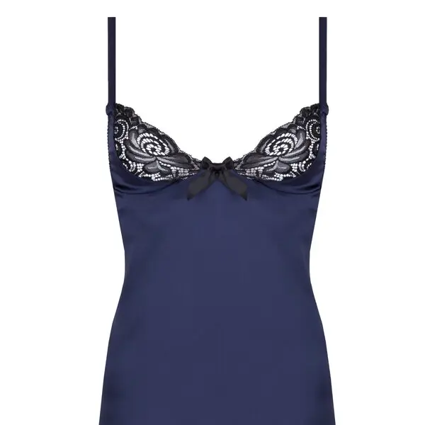EMMA HARRIS Signature Navy Slip - Blue