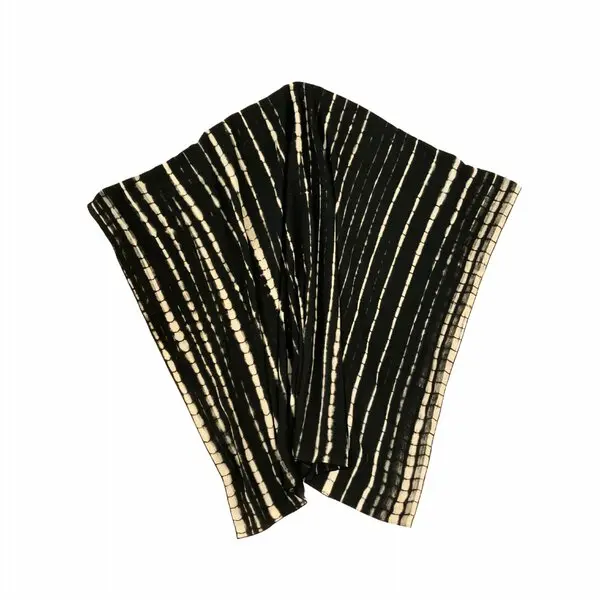 Pink Haley Beach Hand Dyed Sarong Multi - Black