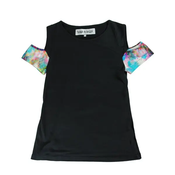 TRAMP IN DISGUISE Florence T-shirt - Black