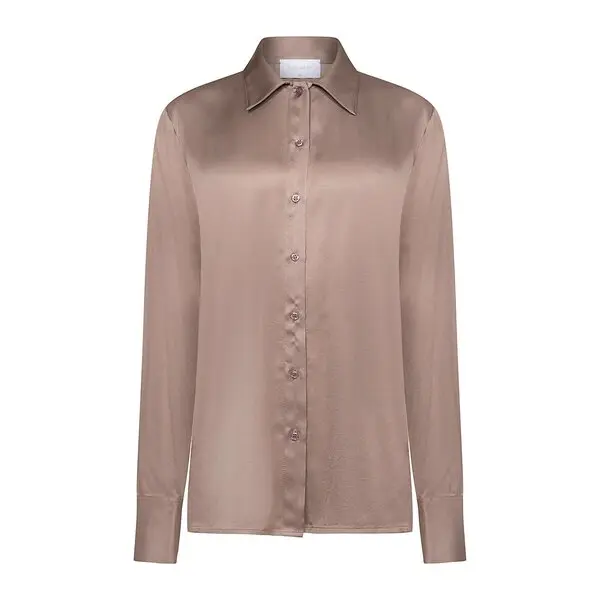 ROSES ARE RED Brown / Gold / Neutrals The Taupe Shirt - Brown/gold