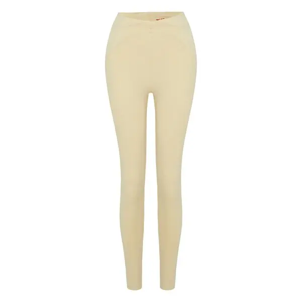 PCFG Neutrals / Legging With Stitch Detail Chino - Green