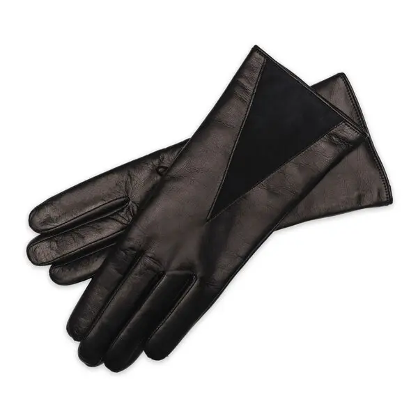 1861 GLOVE MANUFACTORY Florence Nappa Leather Gloves - Black