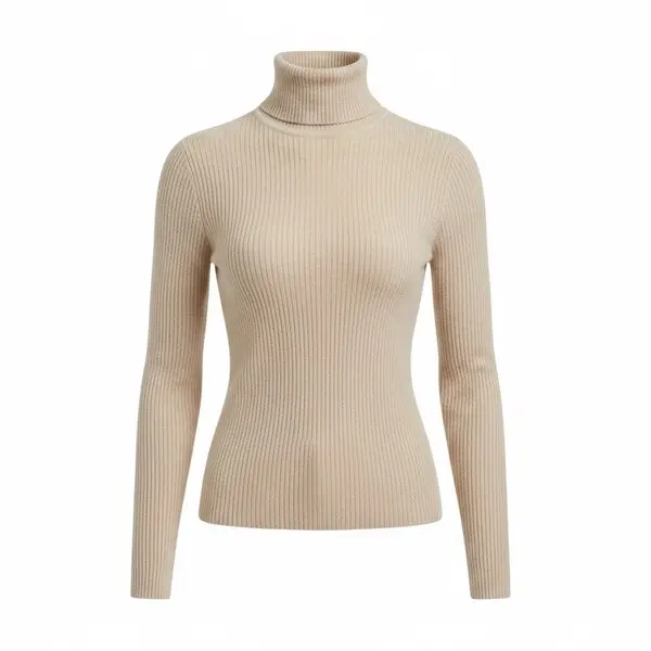 CHUKS COLLINS Neutrals Tan Osa’s Turtle Neck Sweater Diffusion Collection Tasou The Athletic Side Of Us - Brown
