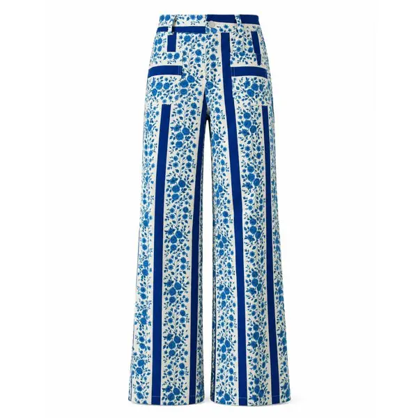 Mind Traveler Valeria Floral Jeans - Blue