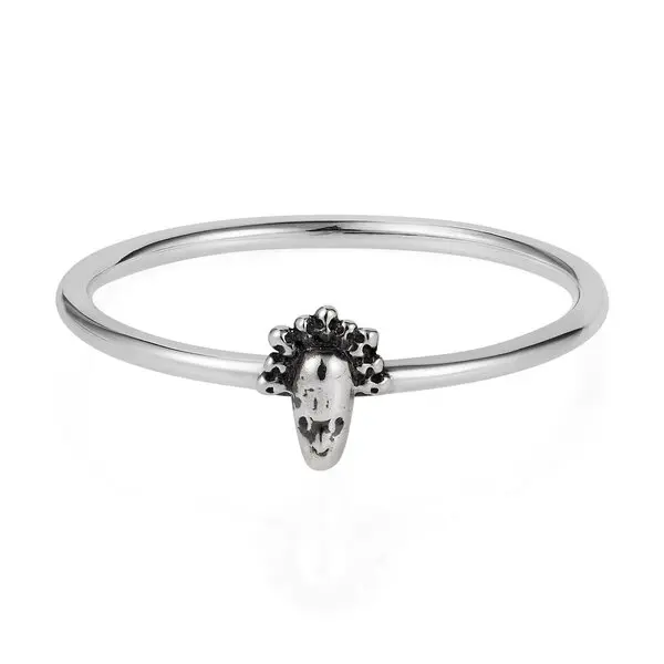 LEE RENEE Tiny Voodoo Legba Ring - Silver