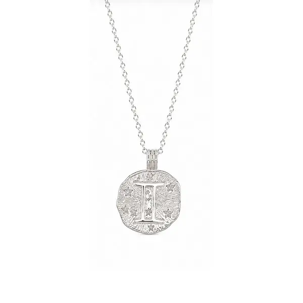 ZOË & MORGAN Sun In Gemini Necklace Sterling - Silver