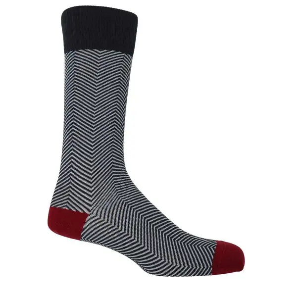 PEPER HAROW - MADE IN ENGLAND Lux Taylor ’s Socks - Black