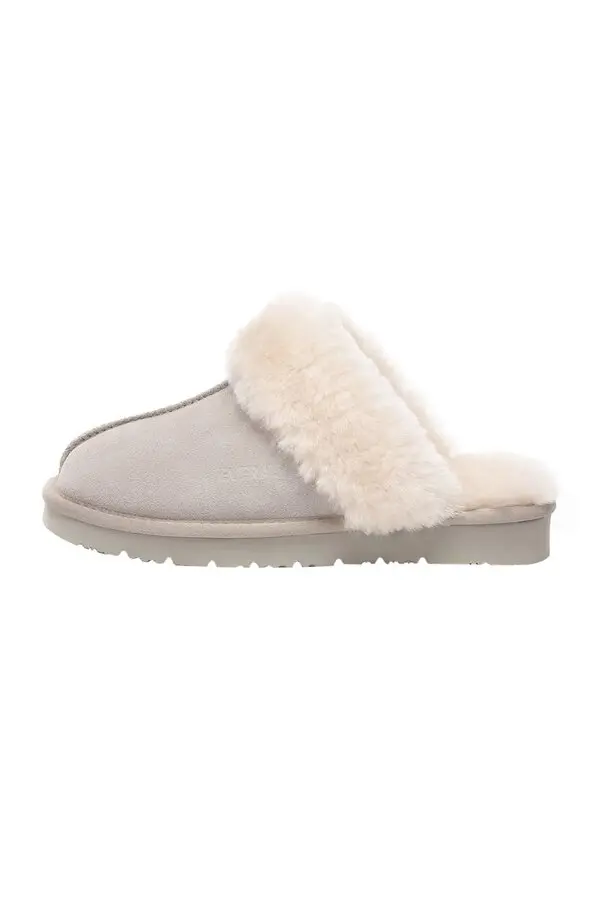 EVERAU AUSTRALIA Raven Slippers In Goat - Grey