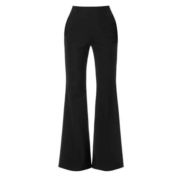 AGGI BY HALEWSKI Leontine Moonless Night Flared Trousers - Black
