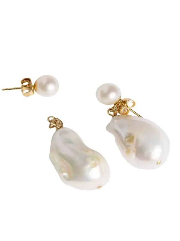 FLORENTIS JEWELLERY Pearl Drop Earrings - Gold