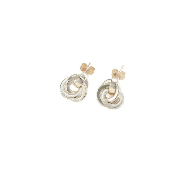 POSH TOTTY DESIGNS Baby Russian Charm Stud Earrings - Silver