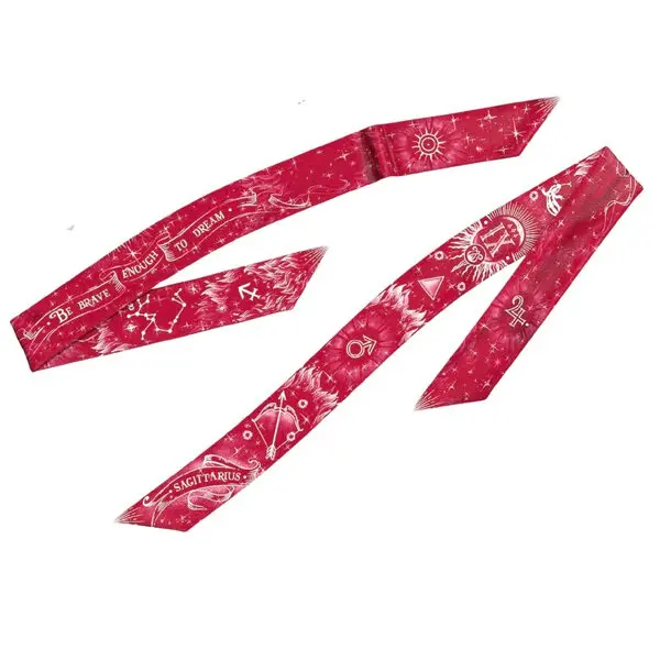 SILK&SOUL Sagittarius Zodiac Twilly - Red