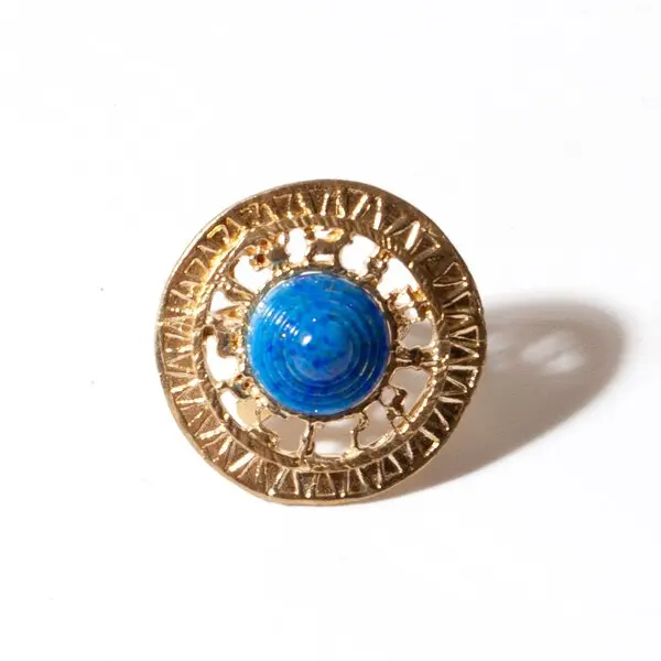 CASTLECLIFF Gold / Blue Stellar Ring - Gold/blue