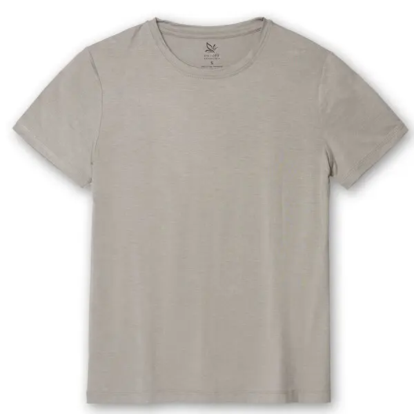 ON/OFF ESSENTIALS Bamboo Crew Neck Tee - Grey
