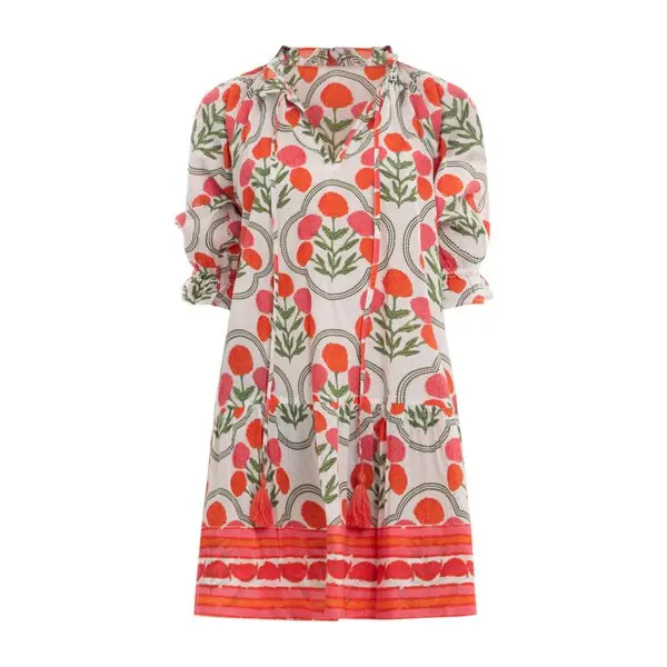 BINDU Claire Dress Sorbet - Pink