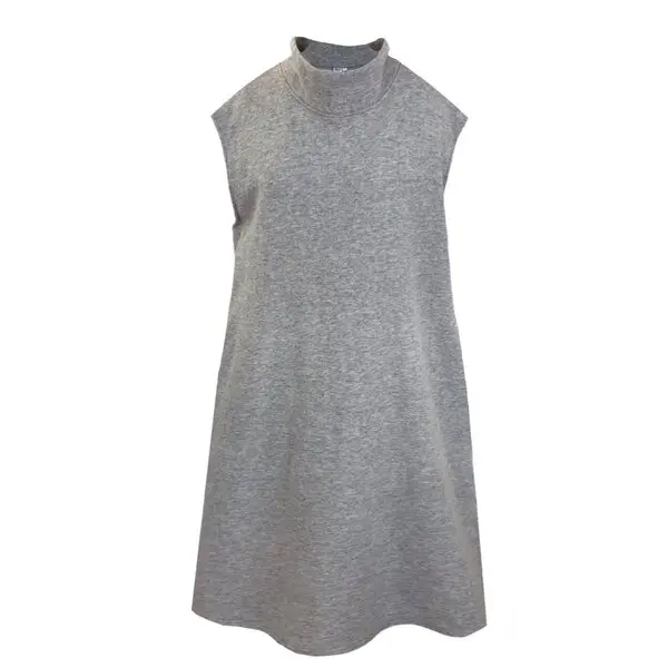 FROCK TALES Sleeveless Quest Longline Over Vest In Marl - Grey