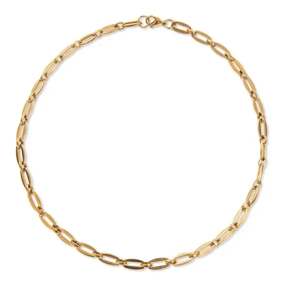 A WEATHERED PENNY Link Chain - Gold