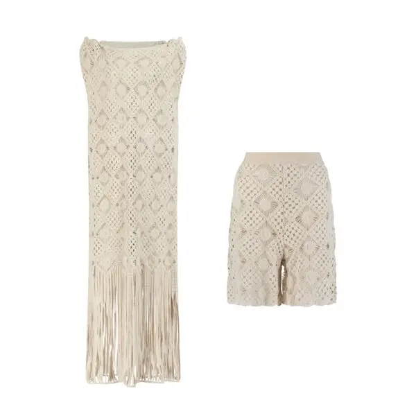 EMANMOON Crochet Fringe Set