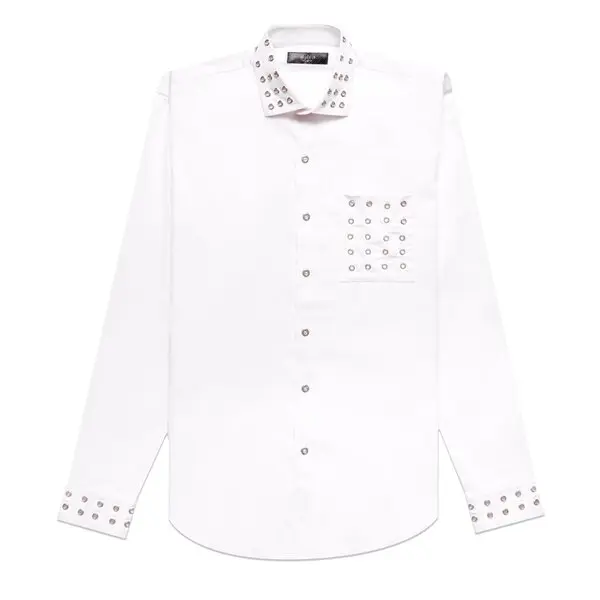 EIGHT X Jaws Artisan Edition Button Down Shirt - White