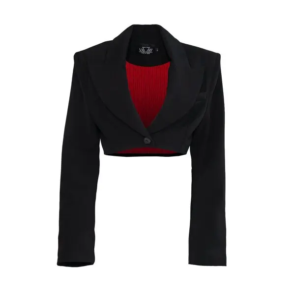 VAZAF Midnight Blazer - Black