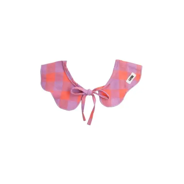 CAFIDE Violet Gingham Dog Neck Bandana, Lola - Purple