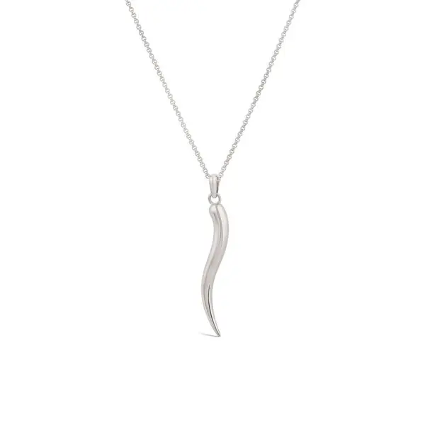 DINNY HALL Toro Horn Pendant - Silver