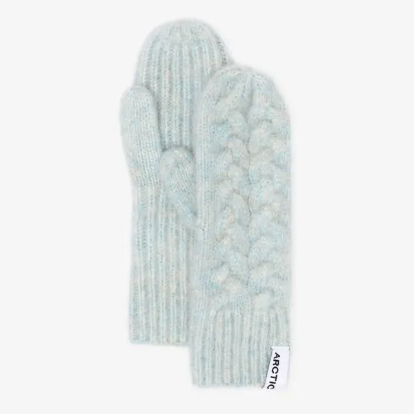 ARCTIC FOX & CO. Mohair Mittens Ocean Mist - Blue