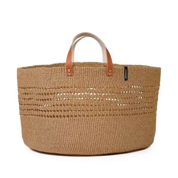 MIFUKO Kiondo Floor Basket Open Weave Xxl - Brown