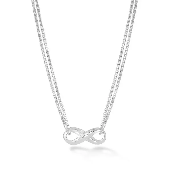 DOWER & HALL Entwined Infinity Pendant In Sterling - Silver