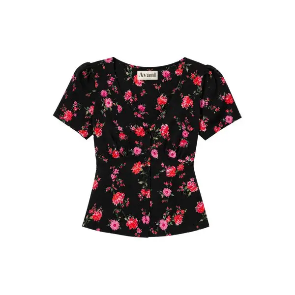 AVANI APPAREL Blouse Althéa - Black