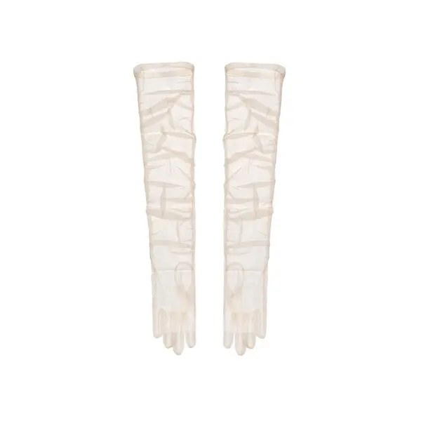 IOANA CIOLACU Neutrals Sand Gloves - Beige