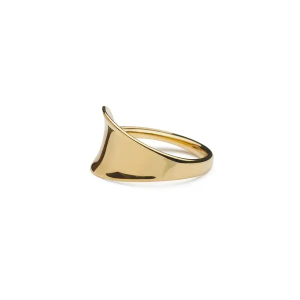 SHABELLA NYC Moon Adjustable Ring - Gold