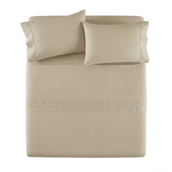 PURE PARIMA Ariane Sheet Set Tan