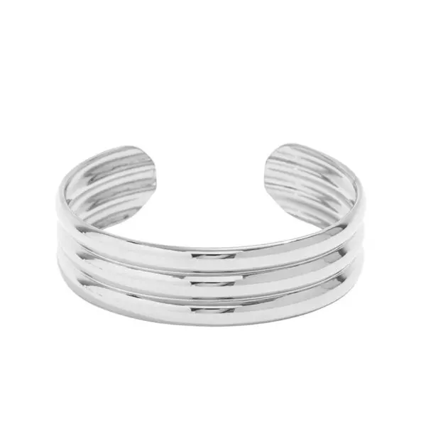 MICKEY'S GIRL Trina Waterproof Bracelet Cuff - Silver