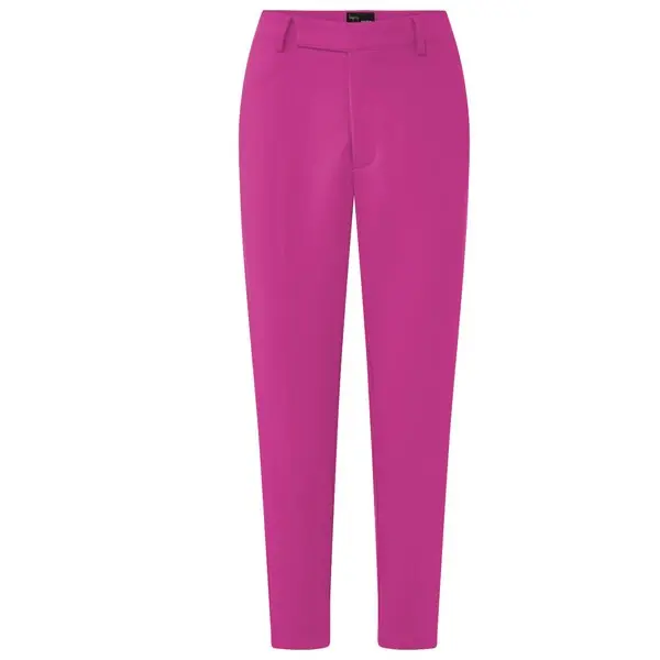 Layo G Cropped Platinum Stretch Dress Pants Tall - Pink