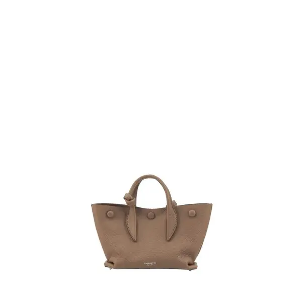 PUGNETTI PARMA Neutrals Bell Bag S Taupe - Black
