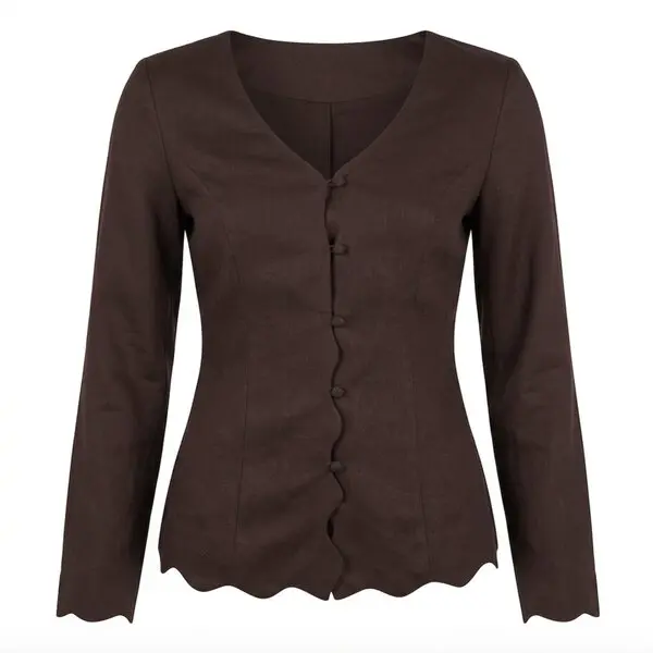 ASHITA FERNANDES Arz Top – Strength & Sophistication In Linen