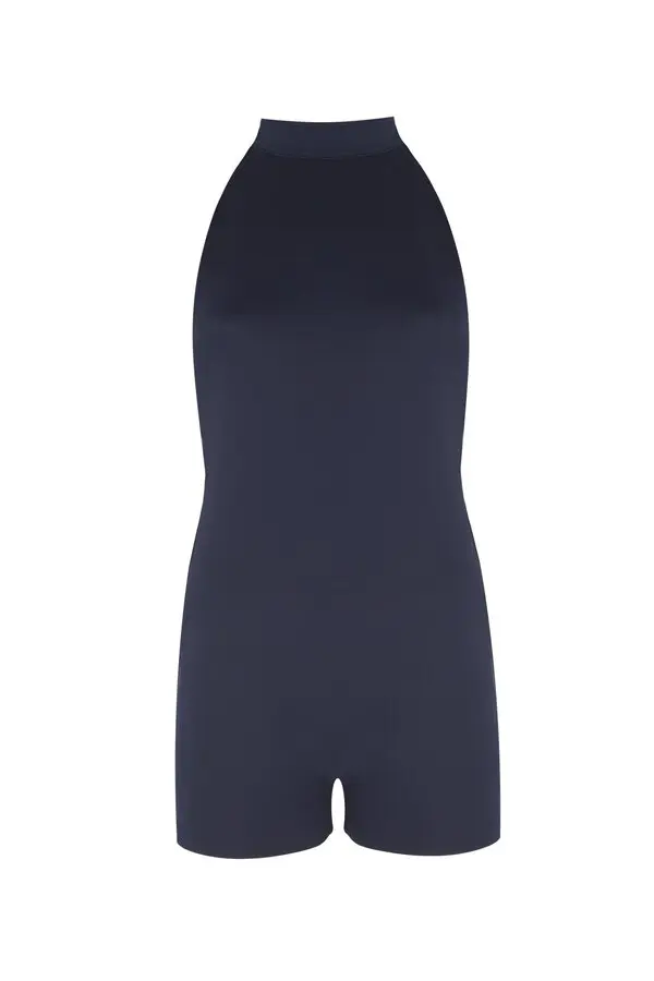 NO'DESIGN Amara Backless Navy Jumpsuit - Blue