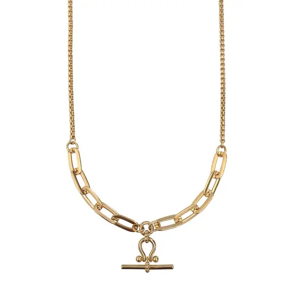 IN CAUDA VENENUM Enki Necklace - Gold