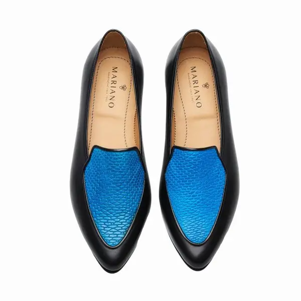 MARIANO SHOES Alqueva Loafers Black - Blue