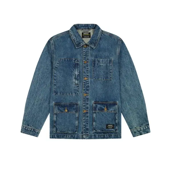 WESC Denim Chore Jacket - Blue