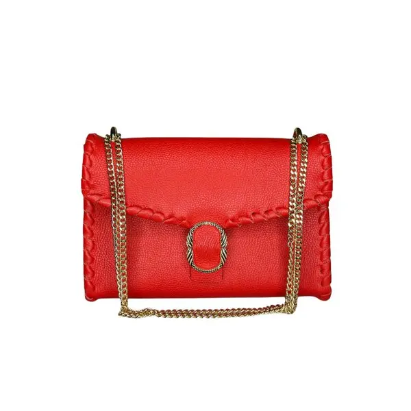 RUJ HERITAGE Shoulder Bag Rosso Tomato - Red