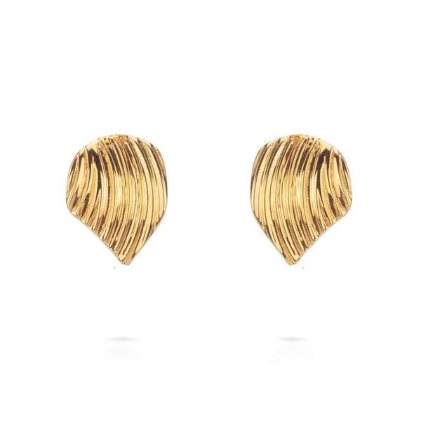 AUGUSTINE JEWELS Shell Stud Earrings - Gold