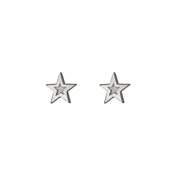 EDGE ONLY Megastar Stud Earrings Sterling - Silver