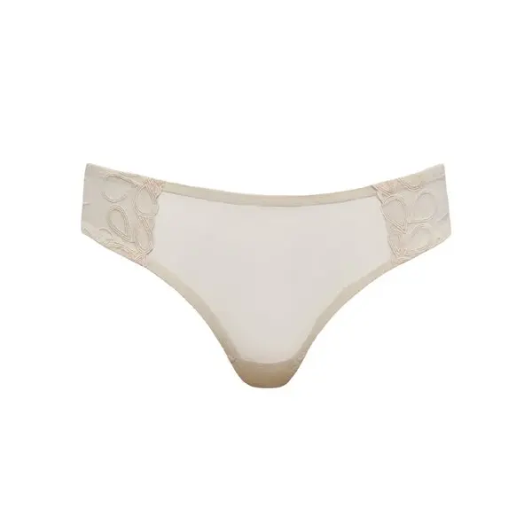 DARILY UNDERWEAR Brazilian Panties Crema - White